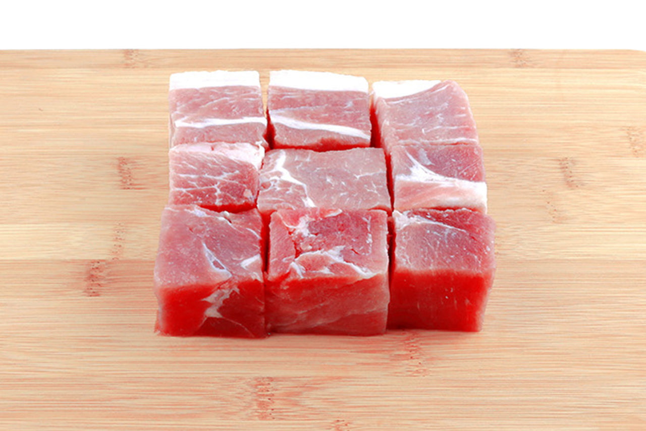 Mrs. Garcia's Pork Cubes - 450g – Mrs. Garcia's Meats Cebu
